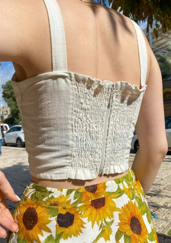 Mabell Top | Ivory - Anomable